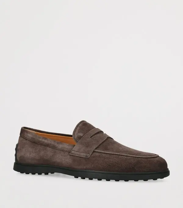 TOD'S Suede Gomma Loafers
