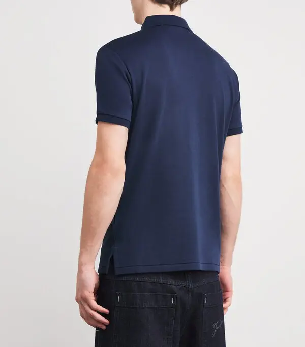 Polo Ralph Lauren Cotton Custom-fit Polo Shirt - Navy