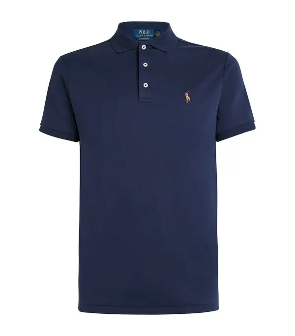 Polo Ralph Lauren Cotton Custom-fit Polo Shirt - Navy