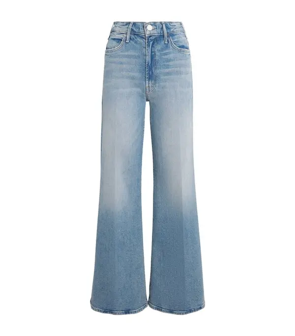 MOTHER The Hustler Roller Sneak Jeans - Blue