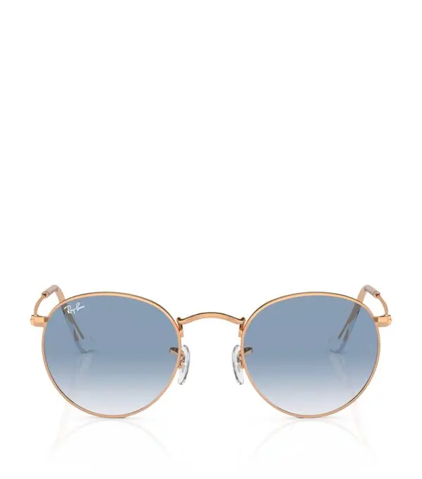 Ray-ban Round Metal Sunglasses - Gold