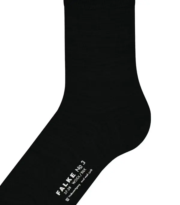 Falke No. 3 Ankle Socks - Black