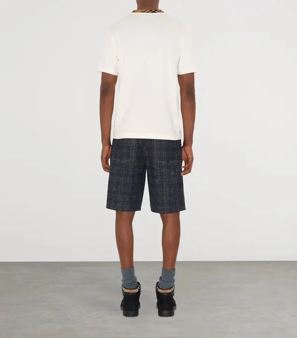 Burberry Check-trim T-shirt