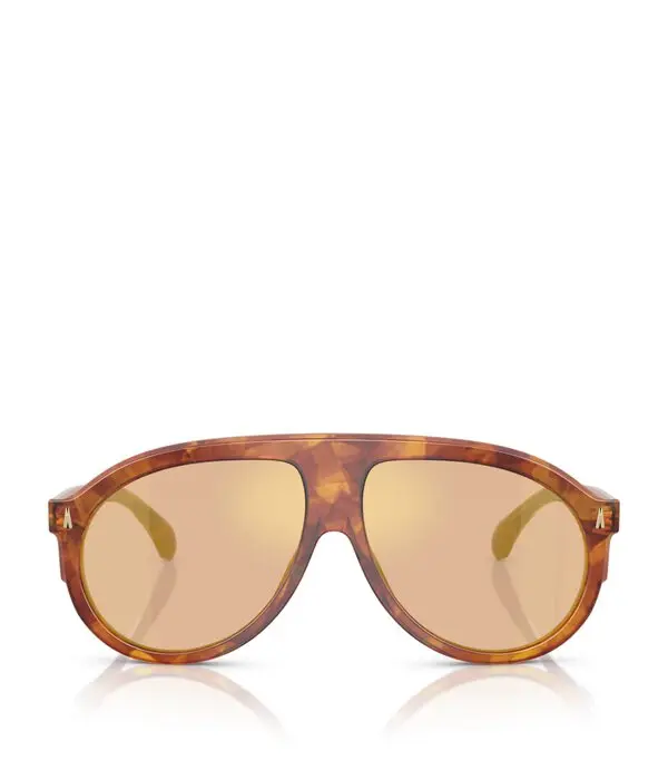 Moncler Acetate Fhaite Me6001 Sunglasses - Brown