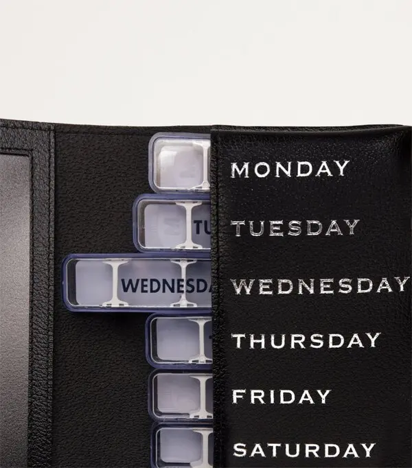 ETTINGER Leather Pill Case - Black