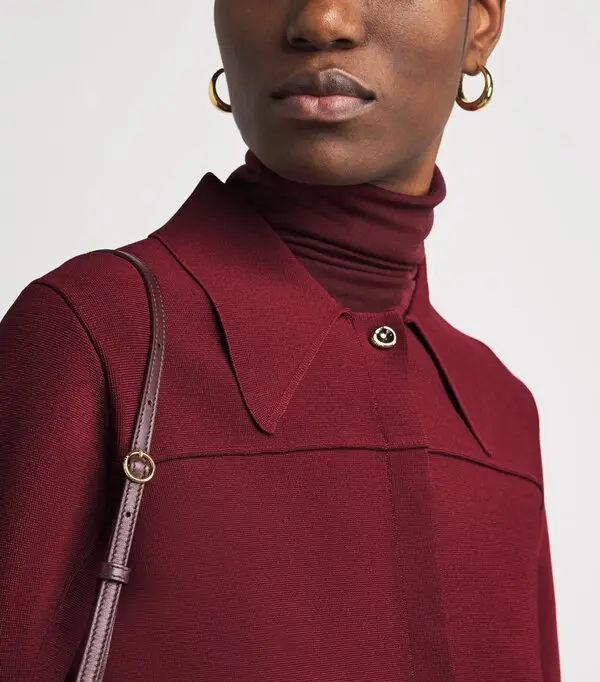 JOSEPH Milano-knit Gare Compact Jacket - Red