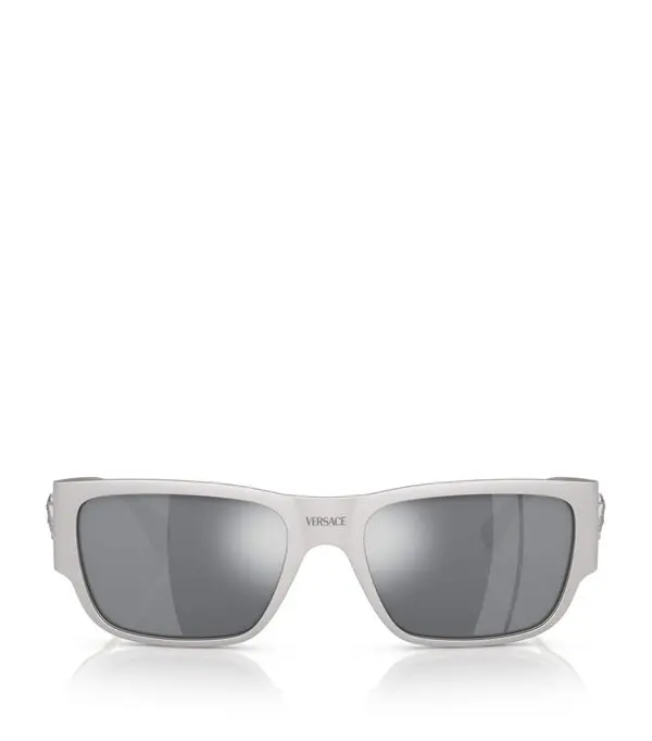 Versace Metal Sunglasses - Silver