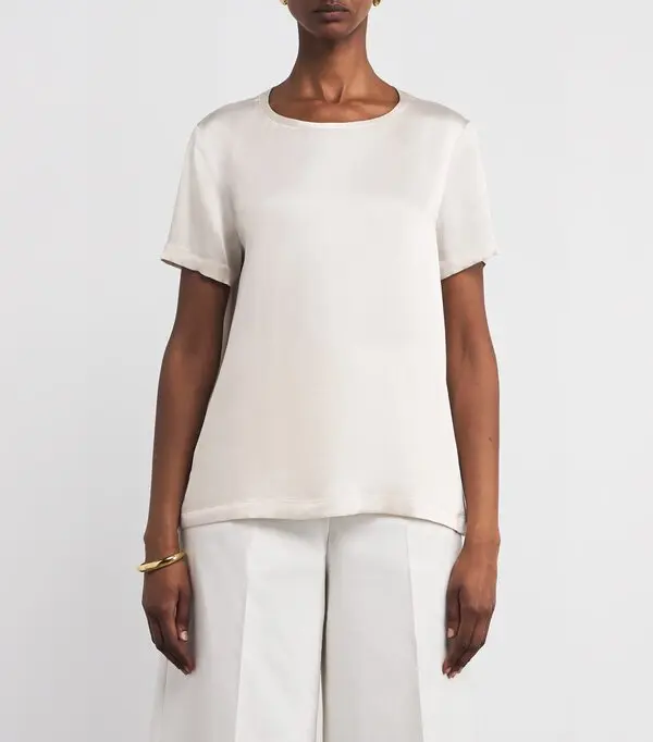 Max Mara Satin T-shirt