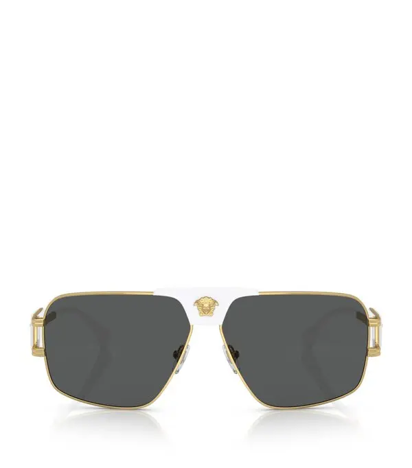 Versace Steel 0ve2251 Sunglasses - Gold