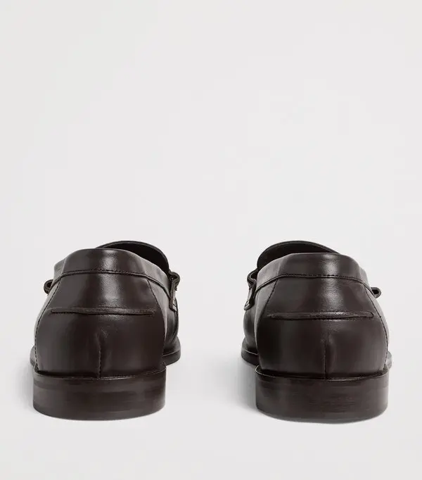 Emporio Armani Leather Loafers