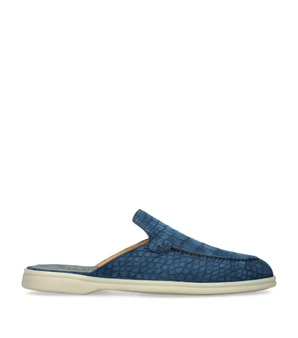 BROTINI Alligator Leather Mules
