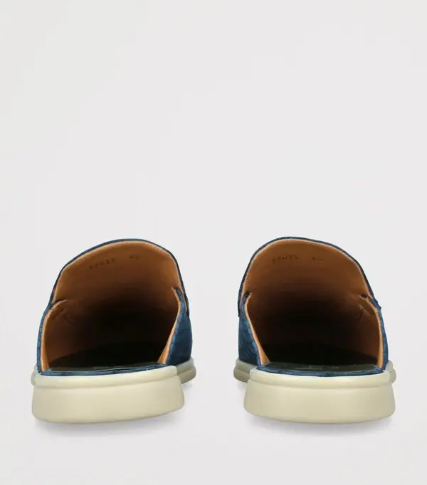 BROTINI Alligator Leather Mules