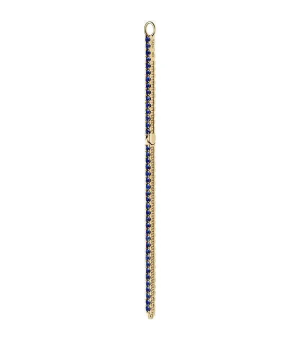 MARIA TASH Diamond And Sapphire Eternity Bar Earring Charm - Gold