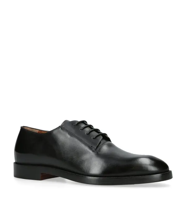 Zegna Leather Torino Derby Shoes