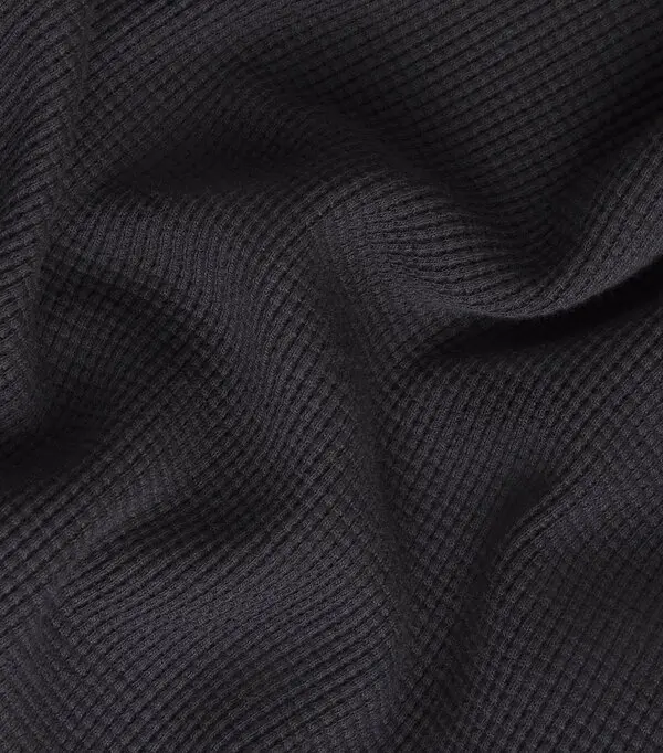AGOLDE Cotton-blend Payson Waffle T-shirt - Black