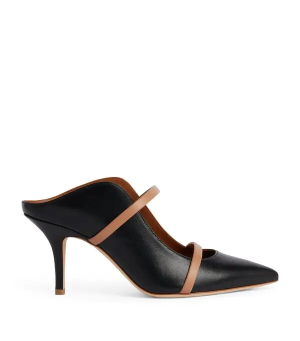 MALONE SOULIERS Leather Maureen Mules - Black