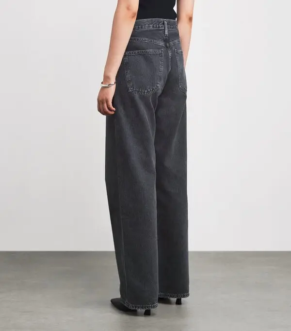 AGOLDE Arc Bow-leg Jeans - Black