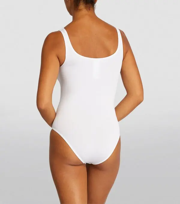 Wolford Cotton-blend Jamaika Bodysuit - White