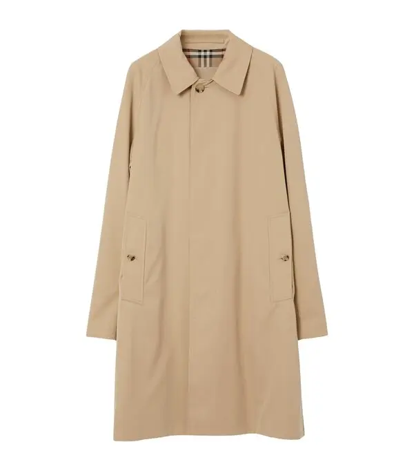 Burberry Camden Heritage Car Coat - Yellow