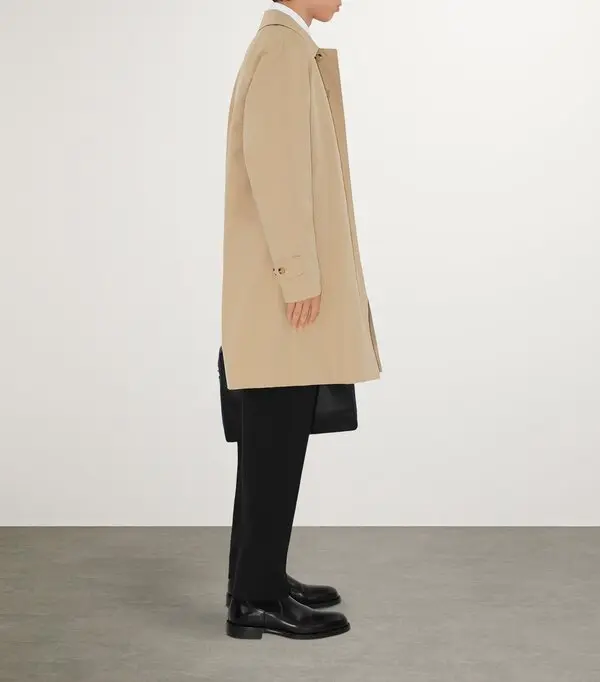Burberry Camden Heritage Car Coat - Yellow