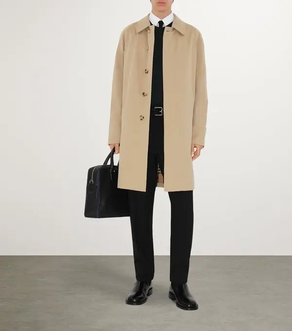 Burberry Camden Heritage Car Coat - Yellow