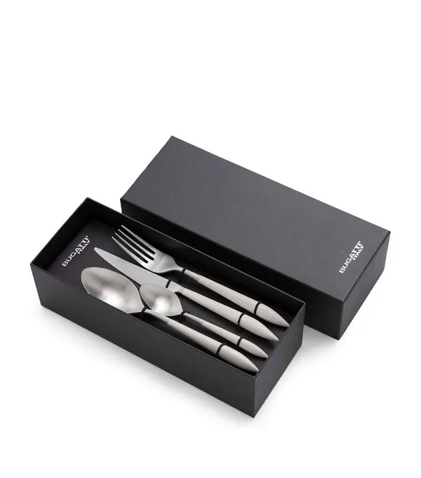BUGATTI Ares Stainless Steel 24-piece Cutlery Set - Ivory