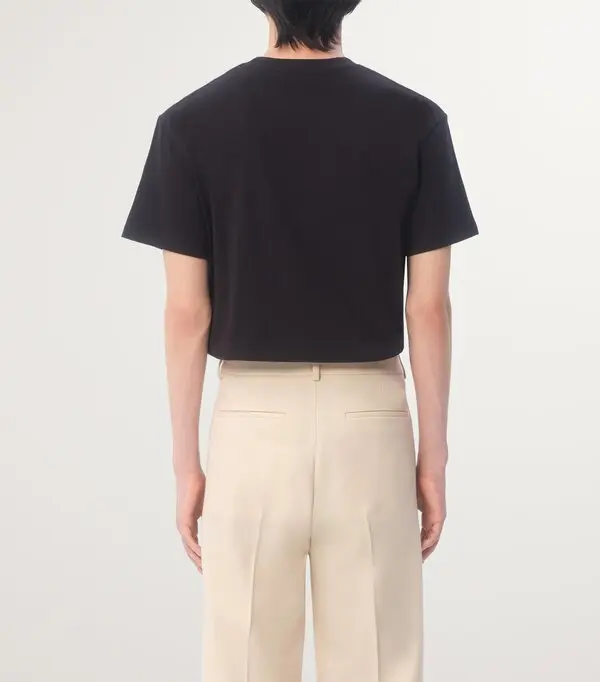 Valentino Garavani Cotton Vlogo T-shirt - Black