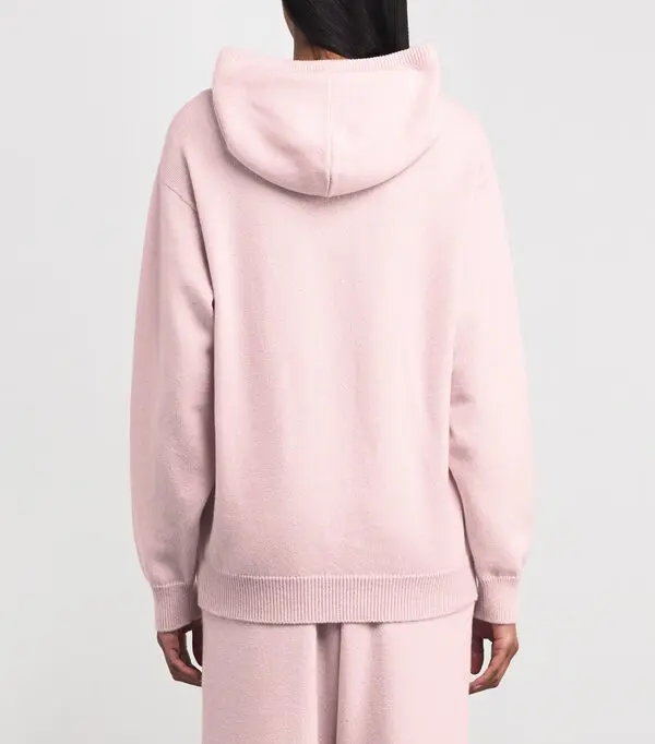 Harrods Cashmere Hoodie - Pink