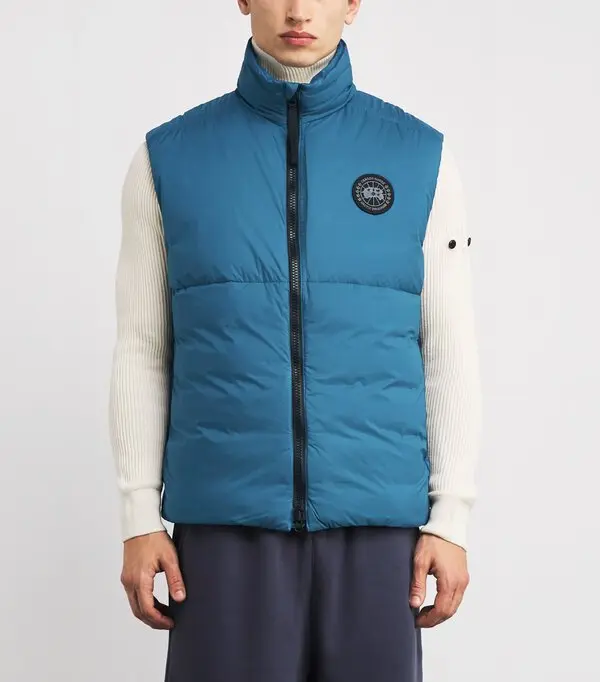 Canada Goose Down Water-repellent Packable Lodge Gilet - Blue
