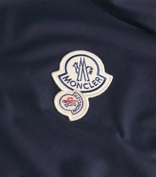 Moncler Cotton Double Logo T-shirt - Blue