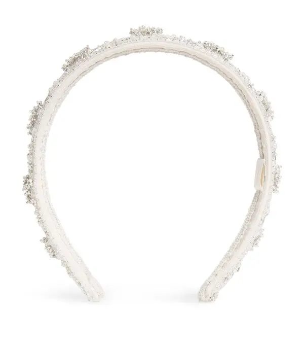 MAISON AVA Embellished Headband - Pink
