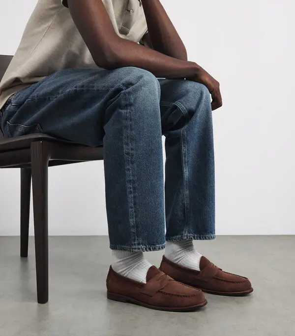 Polo Ralph Lauren Suede Alston Penny Loafers