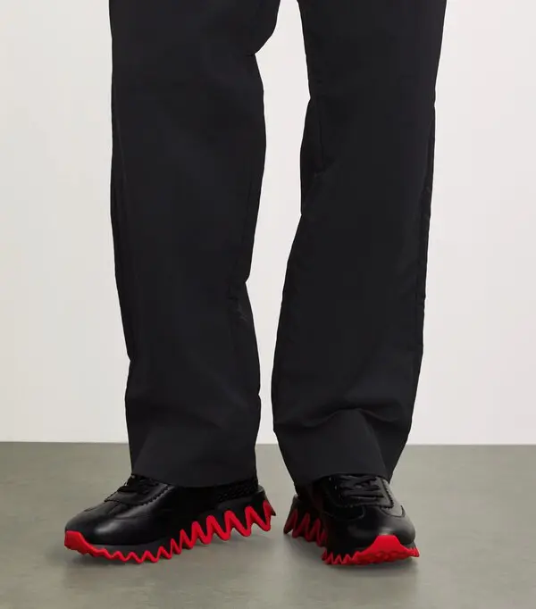 CHRISTIAN LOUBOUTIN Loubishark Leather Sneakers