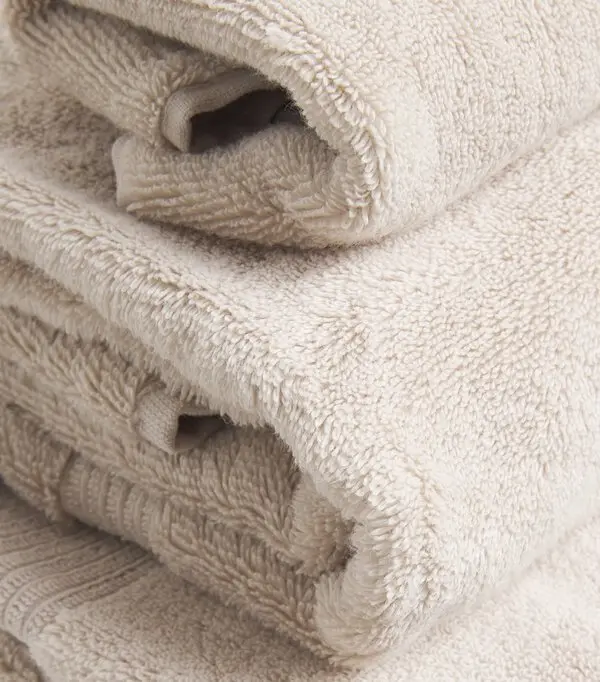 Harrods Organic Cotton Hand Towel - Neutral