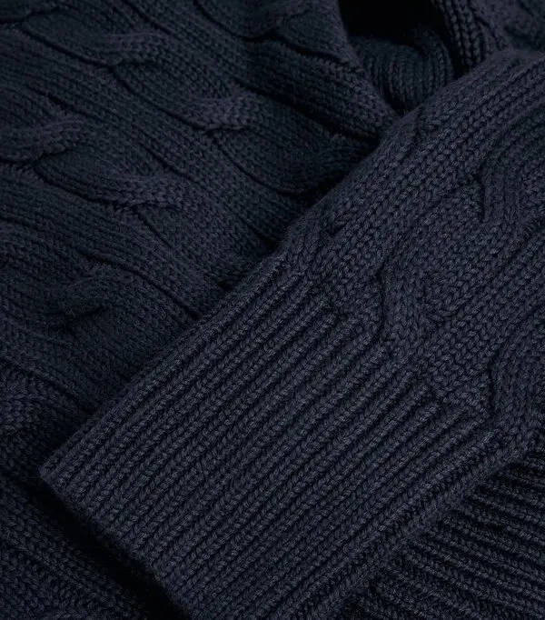 Polo Ralph Lauren Cotton Cable-knit Cardigan - Navy