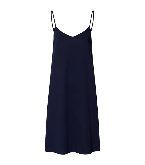 Hanro Cotton Nightdress - Navy