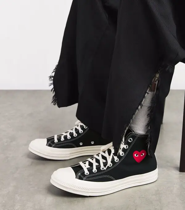Play Comme Des Garcon X Converse Heart Chuck Taylor All Star '70 High-top Sneakers