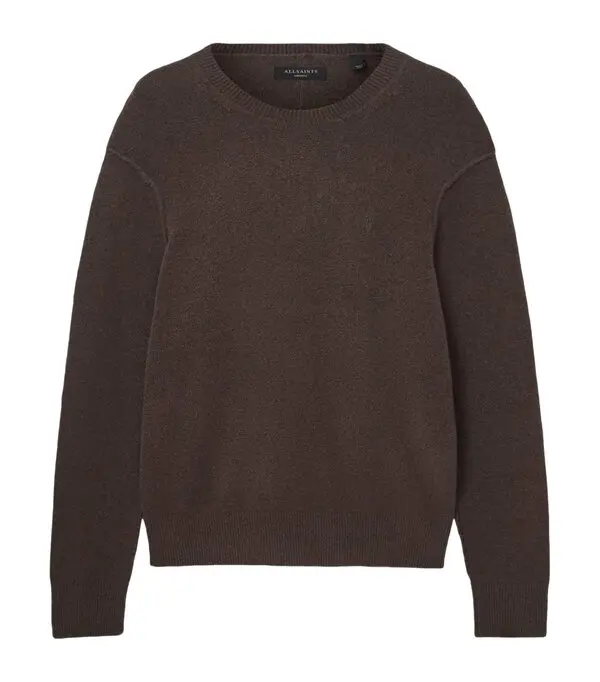 ALLSAINTS Statten Crew-neck Sweater - Brown
