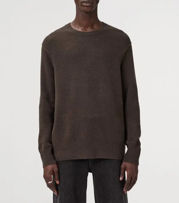 ALLSAINTS Statten Crew-neck Sweater - Brown