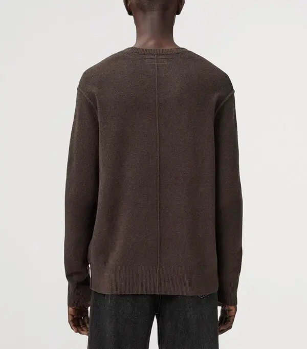ALLSAINTS Statten Crew-neck Sweater - Brown