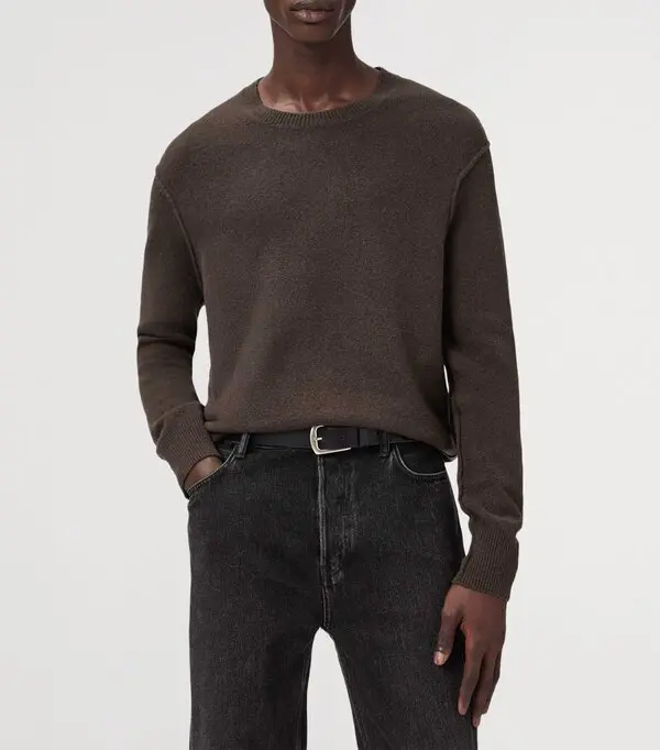 ALLSAINTS Statten Crew-neck Sweater - Brown