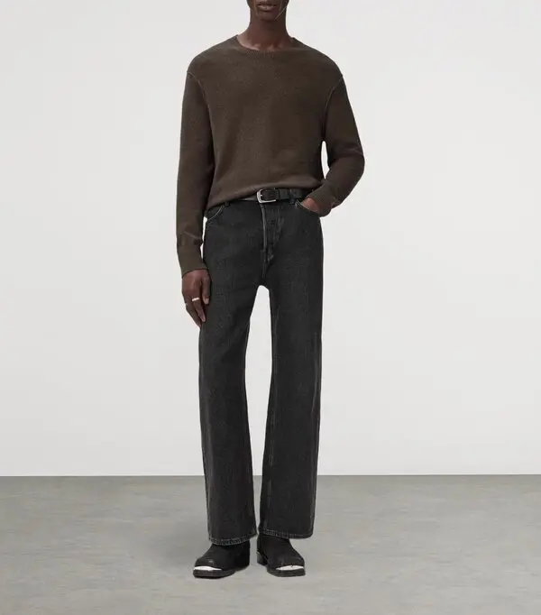 ALLSAINTS Statten Crew-neck Sweater - Brown