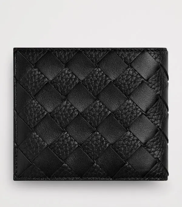 Bottega Veneta Leather Intrecciato Bifold Wallet