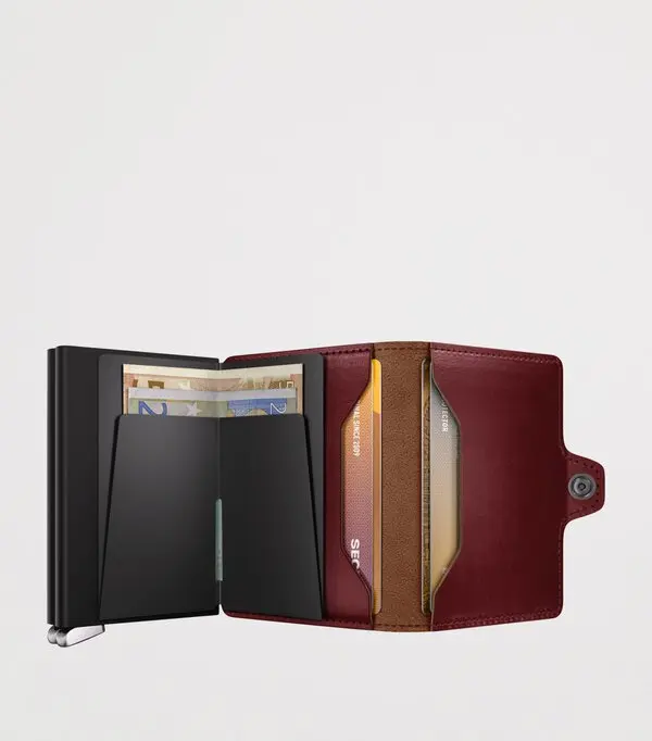 SECRID Basco Leather Twinwallet - Brown