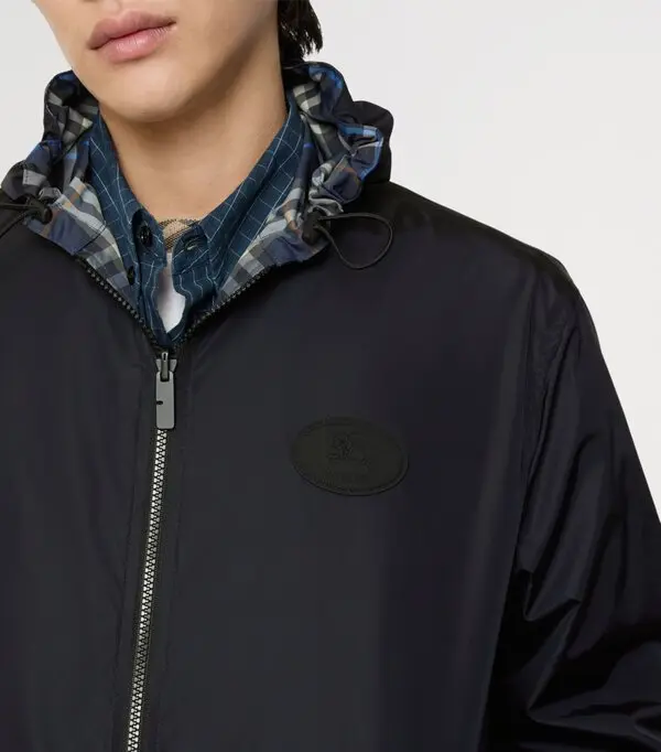 Burberry Reversible Hooded Jacket - Blue