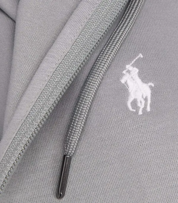 Polo Ralph Lauren Tech Knit Zip-up Hoodie - Grey