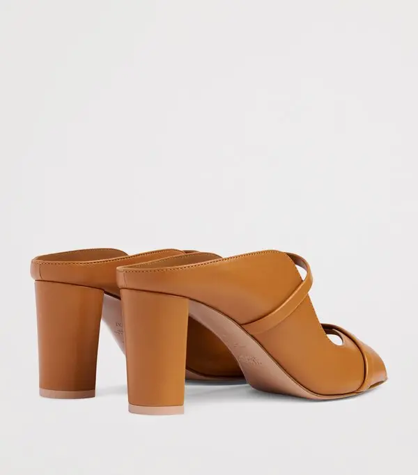 MALONE SOULIERS Leather Norah Heeled Sandals 70 - Brown