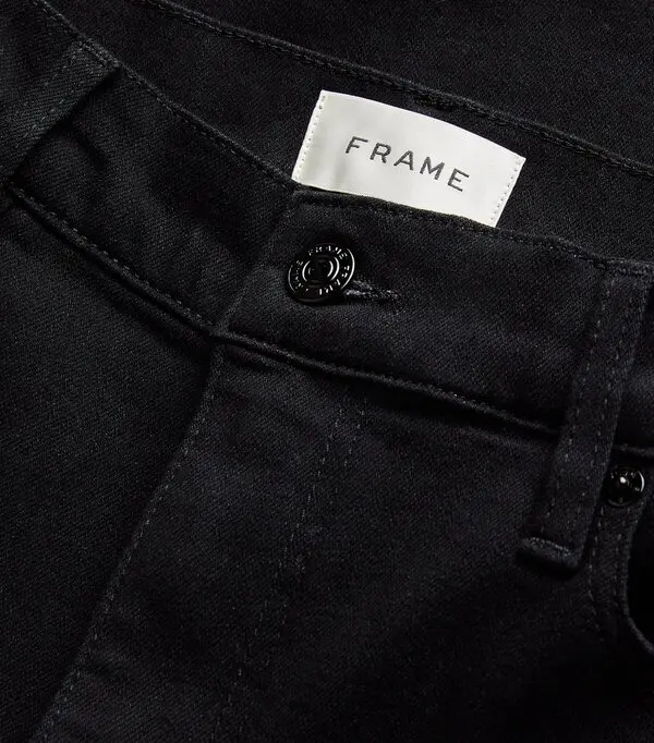 FRAME Le Slim Palazzo Wide-leg Jeans - Black