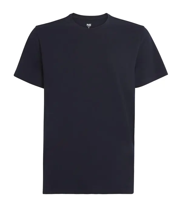 Paige Pima Cotton Sorden T-shirt - Navy