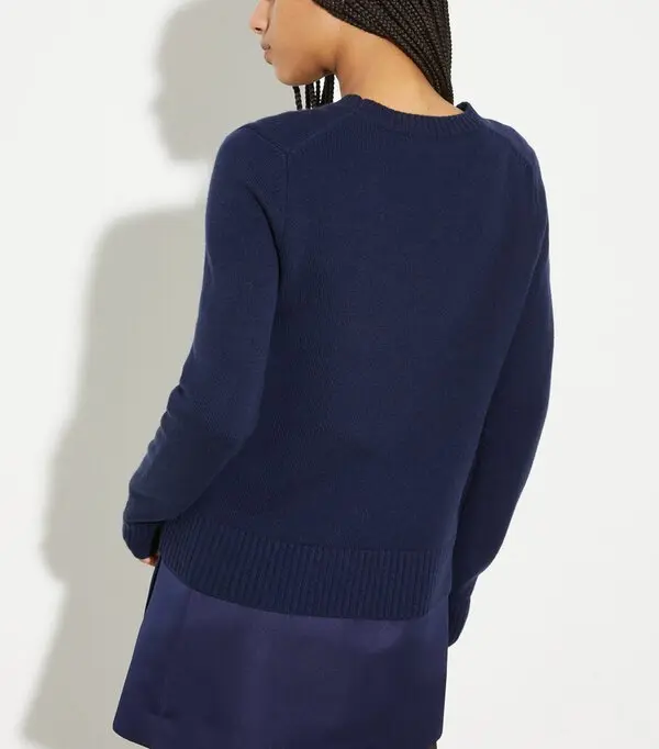 Max & Co. Wool-cashmere Embroidered Sweater - Blue